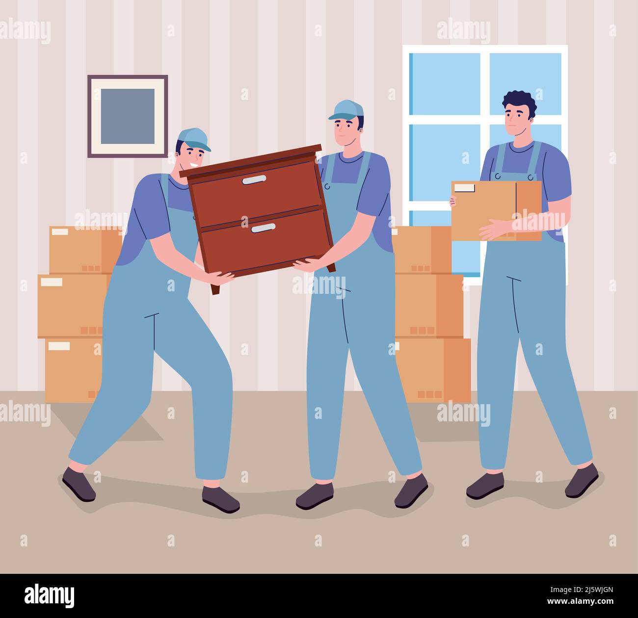 Lifting three Stock Vector Images - Alamy