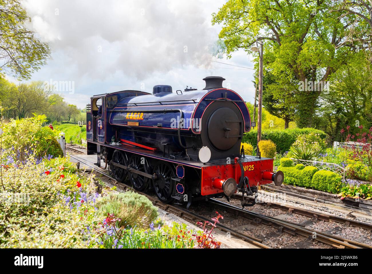 Hunslet Austerity 0-6-0 saddle tank locomotive named Northiam of the ...