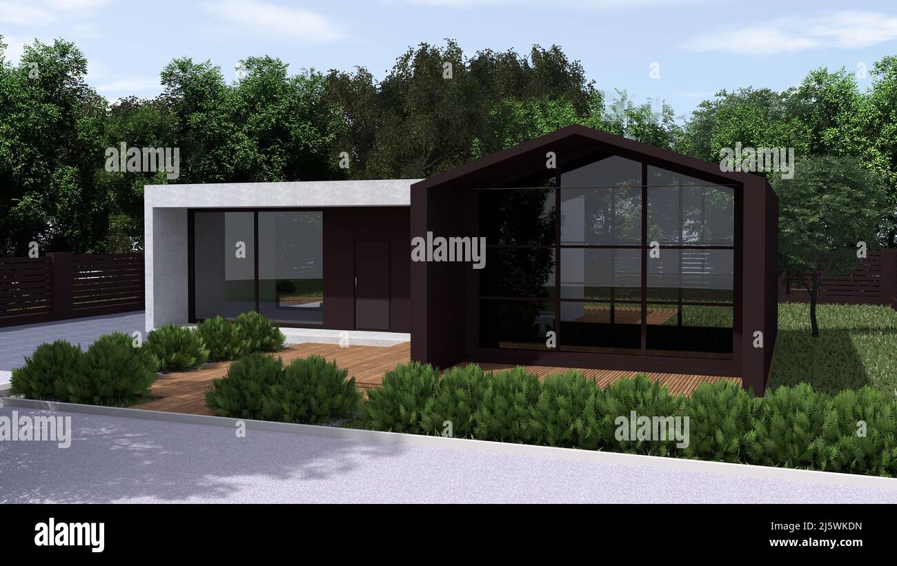 Tiny building plot hi-res stock photography and images - Alamy