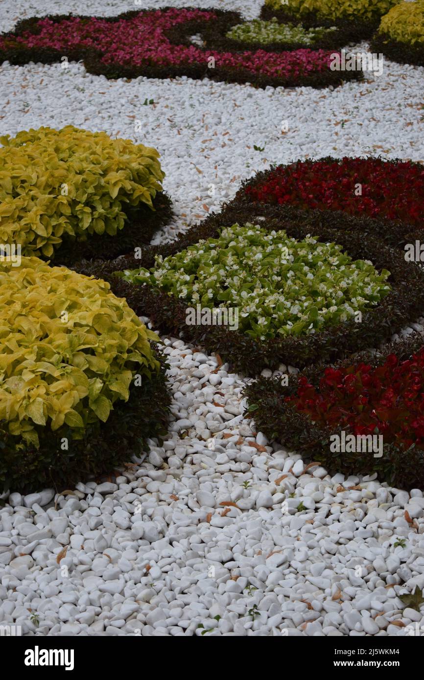 Gardens In Bloom, Landscape Design elements. Flower garden. Landscaping ...