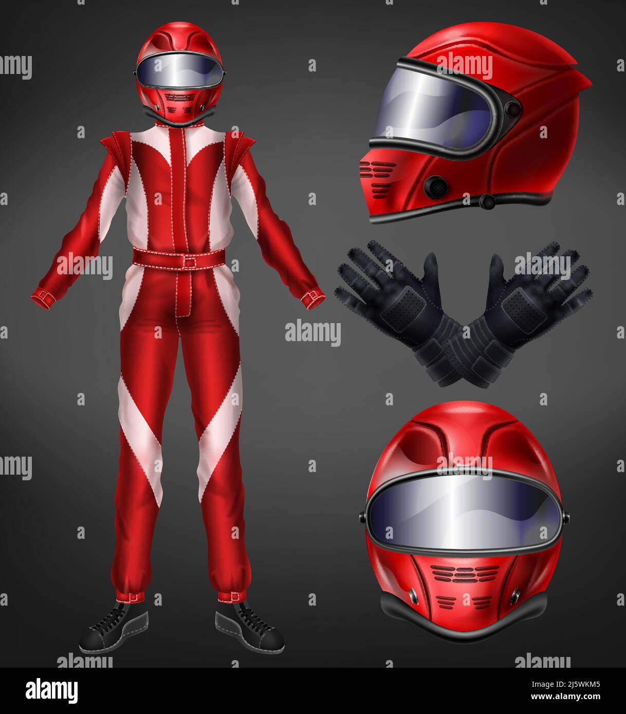 Formula one race suit Stock Vector Images - Alamy