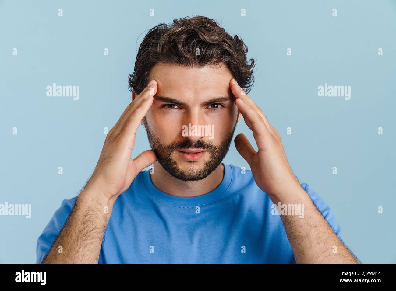 Rub rubbing temple temples hi-res stock photography and images - Alamy