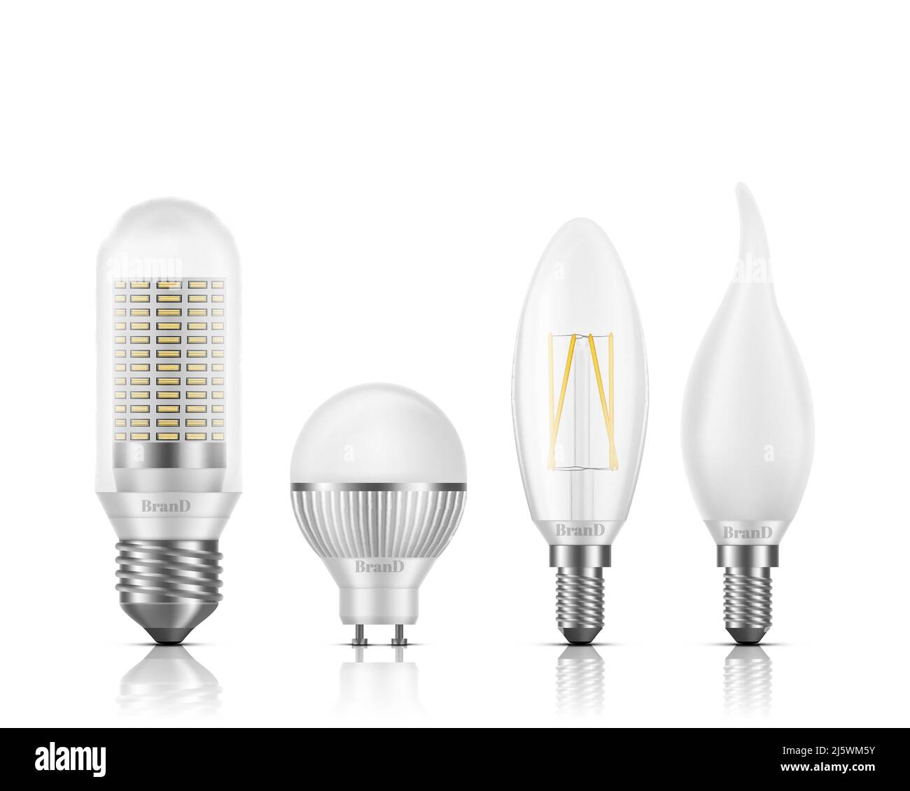 Cross section bulbs Stock Vector Images - Alamy