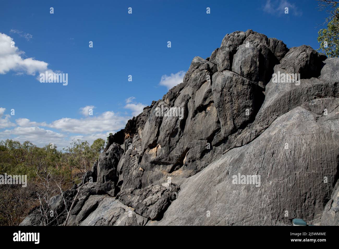 Balancing Rock at Chillagoe Mungana National park in western Queensland ...