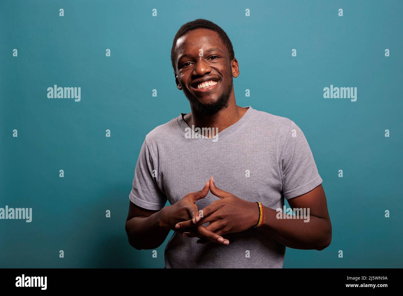 Cheerful model hi-res stock photography and images - Alamy