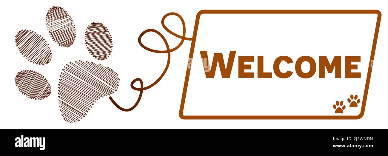 Welcome pets Cut Out Stock Images & Pictures - Alamy