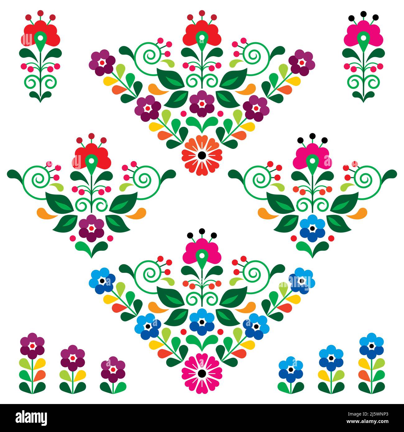Mexican Flower Patterns