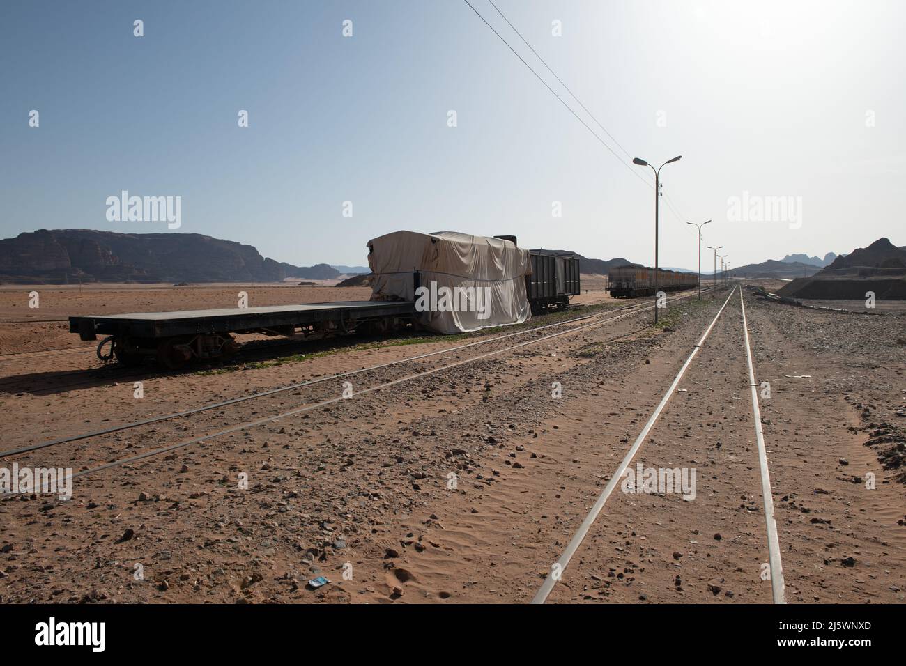 Desert line train hi-res stock photography and images - Alamy