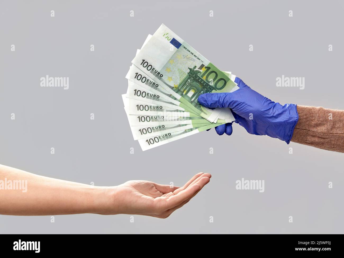 Giving money to charity hi-res stock photography and images - Alamy