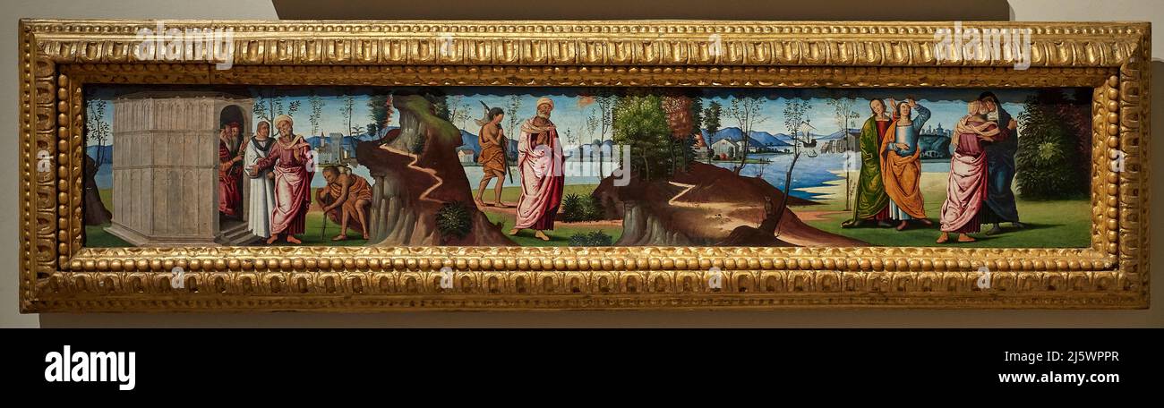 Storie della vita di Abramo - tempera su tavola - Marco Meloni - 1504 ...
