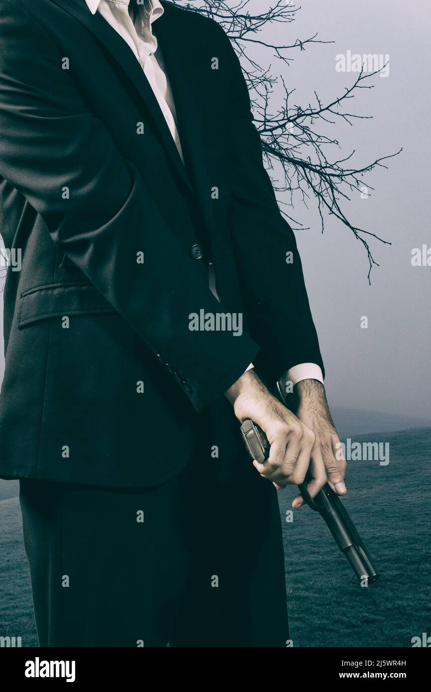 Fbi agent gun hi-res stock photography and images - Alamy