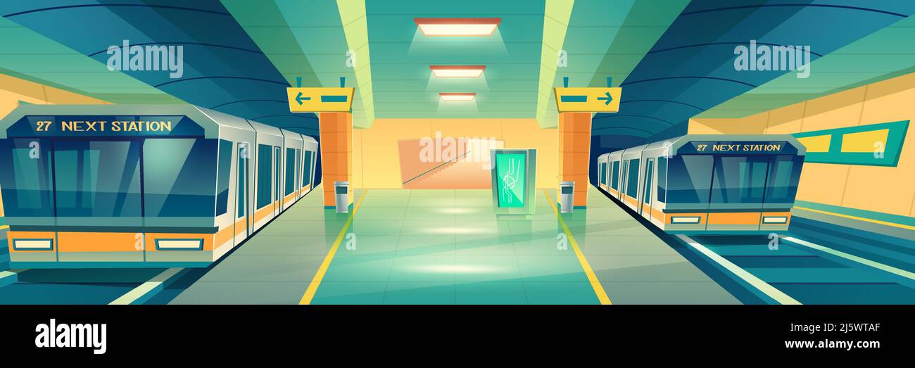 Empty railway lines Stock Vector Images - Alamy