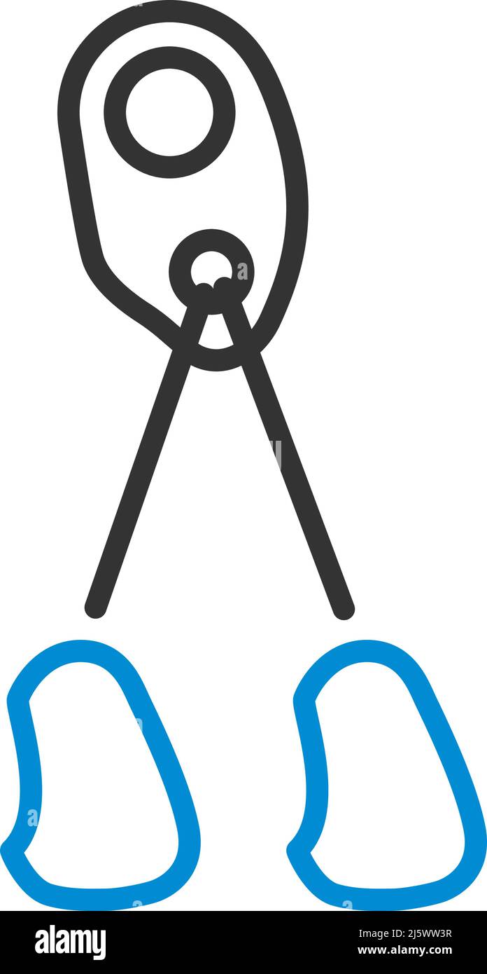 Alpinist Self Rescue System Icon. Editable Bold Outline With Color Fill ...