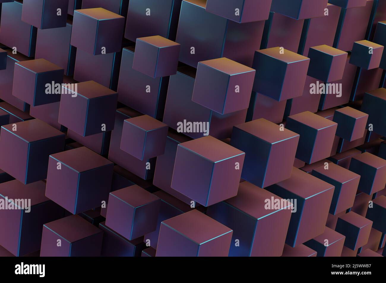 Cube colour Abstract background . Centric motion of star trails. Starburst dynamic lines or rays ...