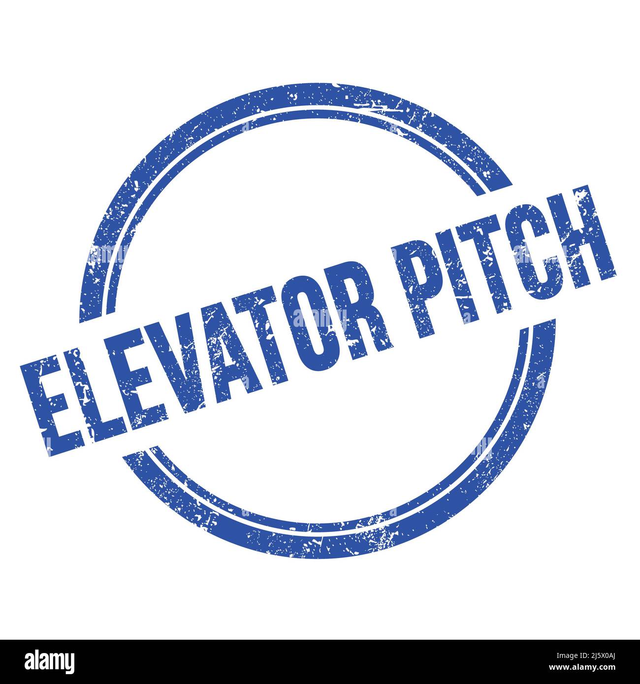 Elevator pitch stamp hi-res stock photography and images - Alamy