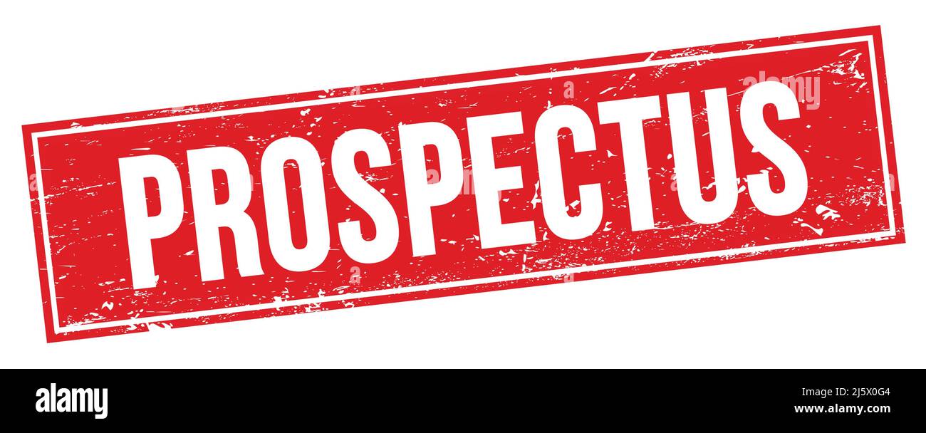 Prospectus word hi-res stock photography and images - Alamy