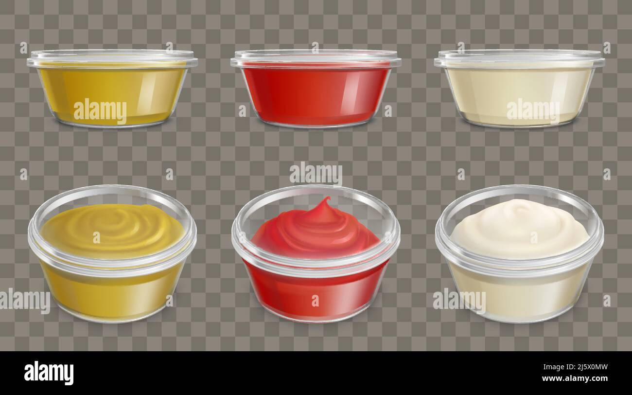 Mayonnaise side view Stock Vector Images - Alamy