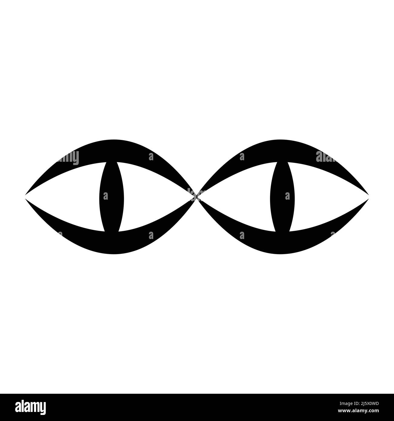 Animal eye logo. Vector illustration Stock Vector Image & Art - Alamy