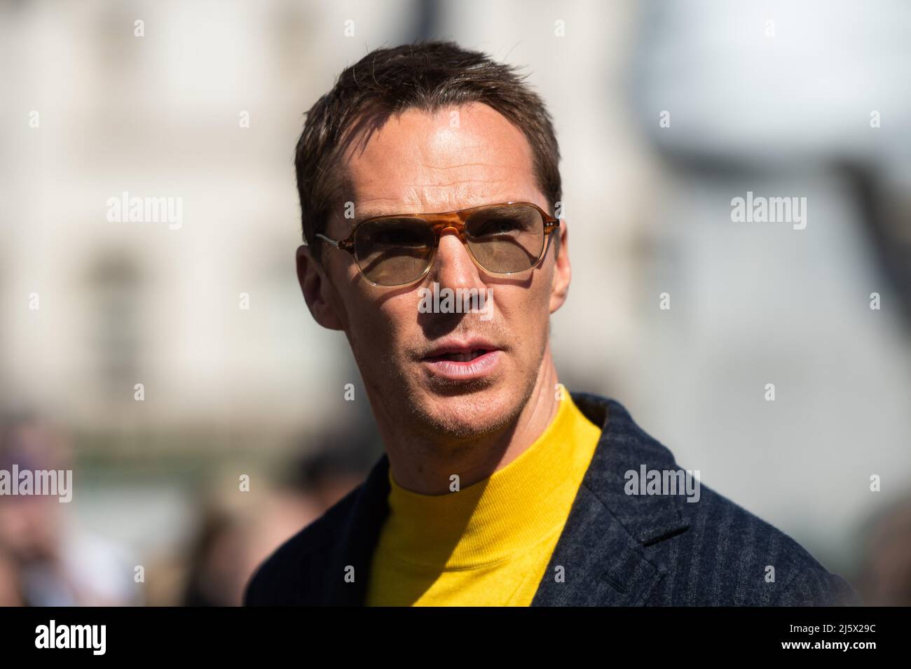 London, UK. 26 April 2022. Benedict Cumberbatch attending a Doctor ...