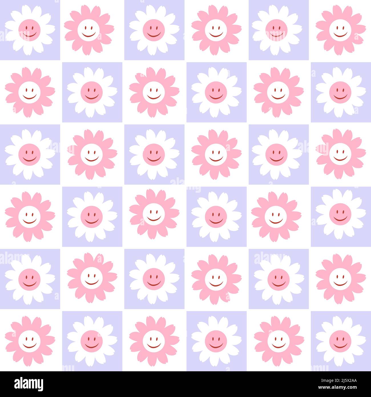Daisy smiley Stock Vector Images - Alamy
