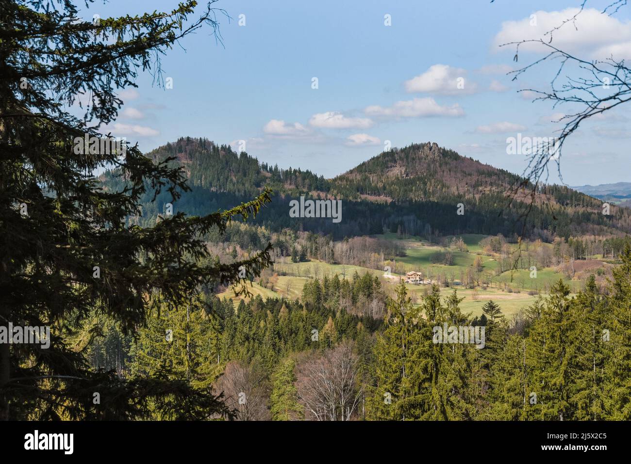 Landscape of Sokoliki mountains in Poland Stock Photo - Alamy