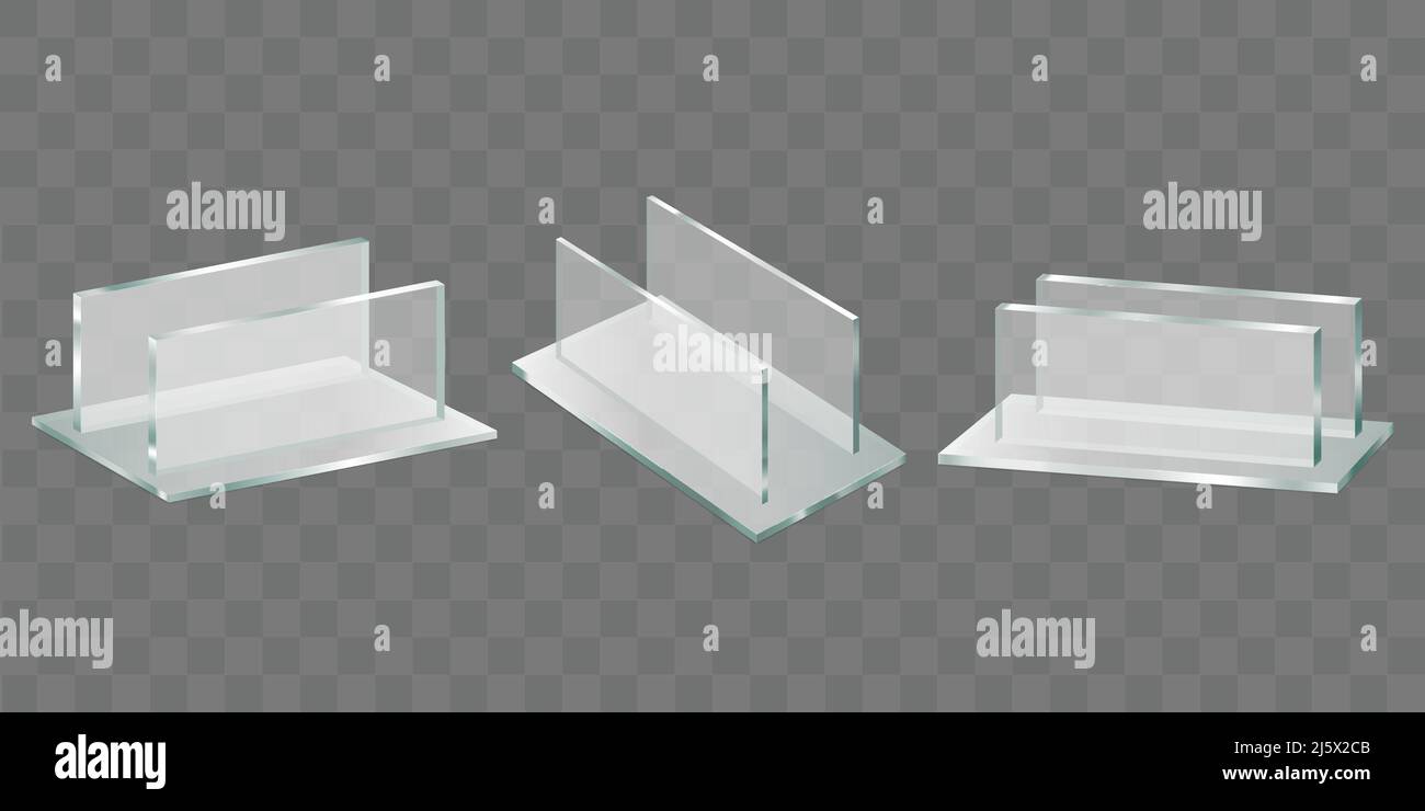 Acrylic glass table talker, plastic holder for advertising brochures ...