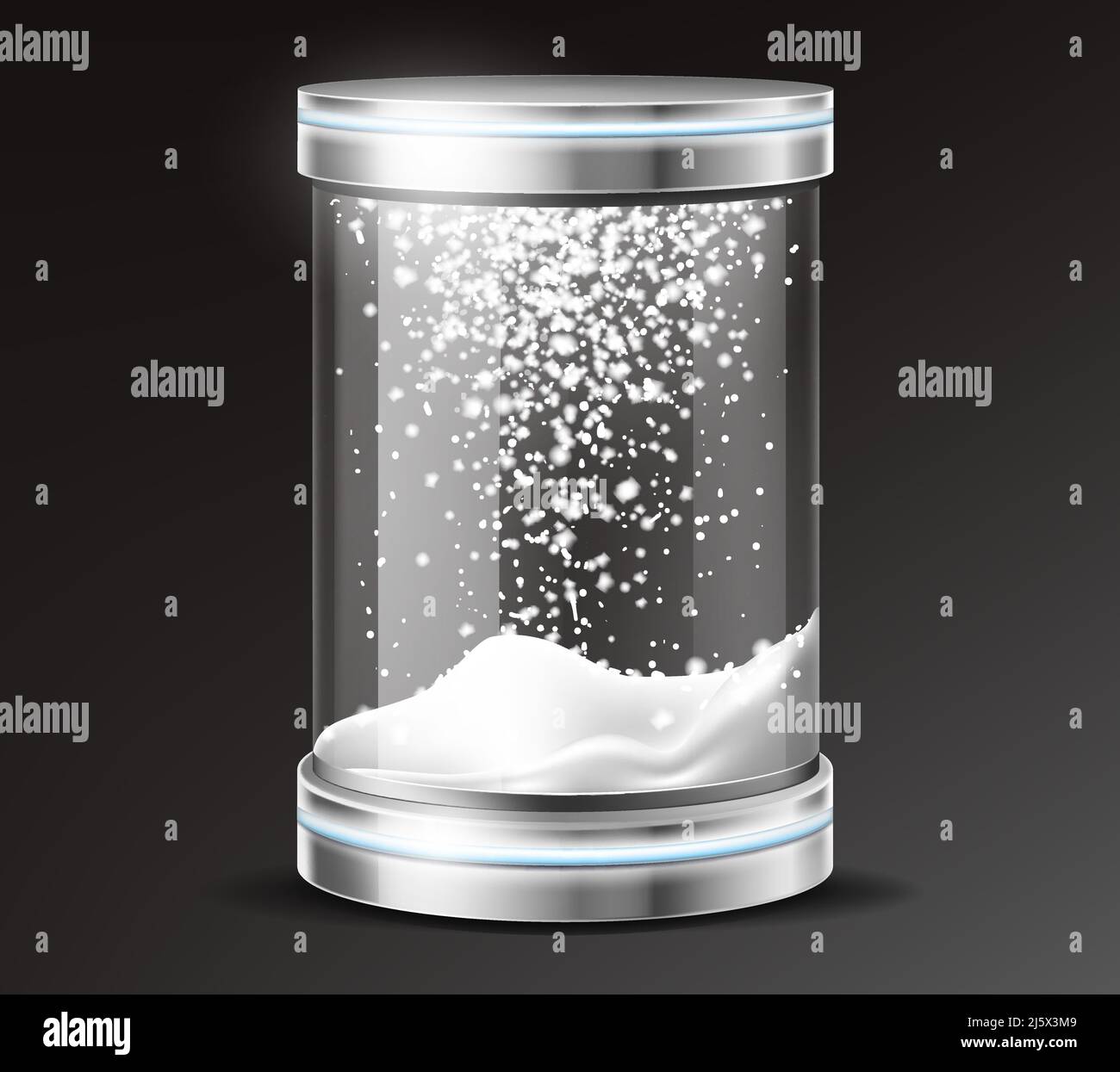 Snowglobe on white background Stock Vector Images - Alamy