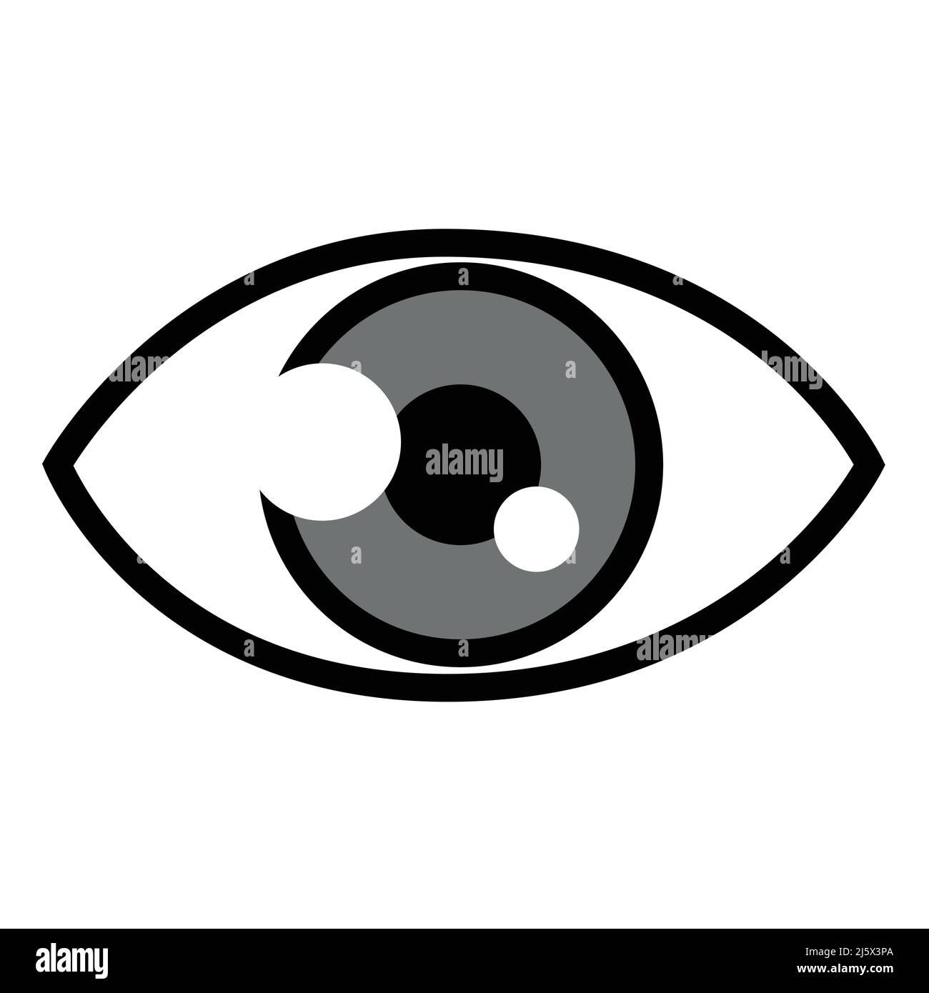 Eye icon Vector illustration isolated Stock Vector Image & Art - Alamy