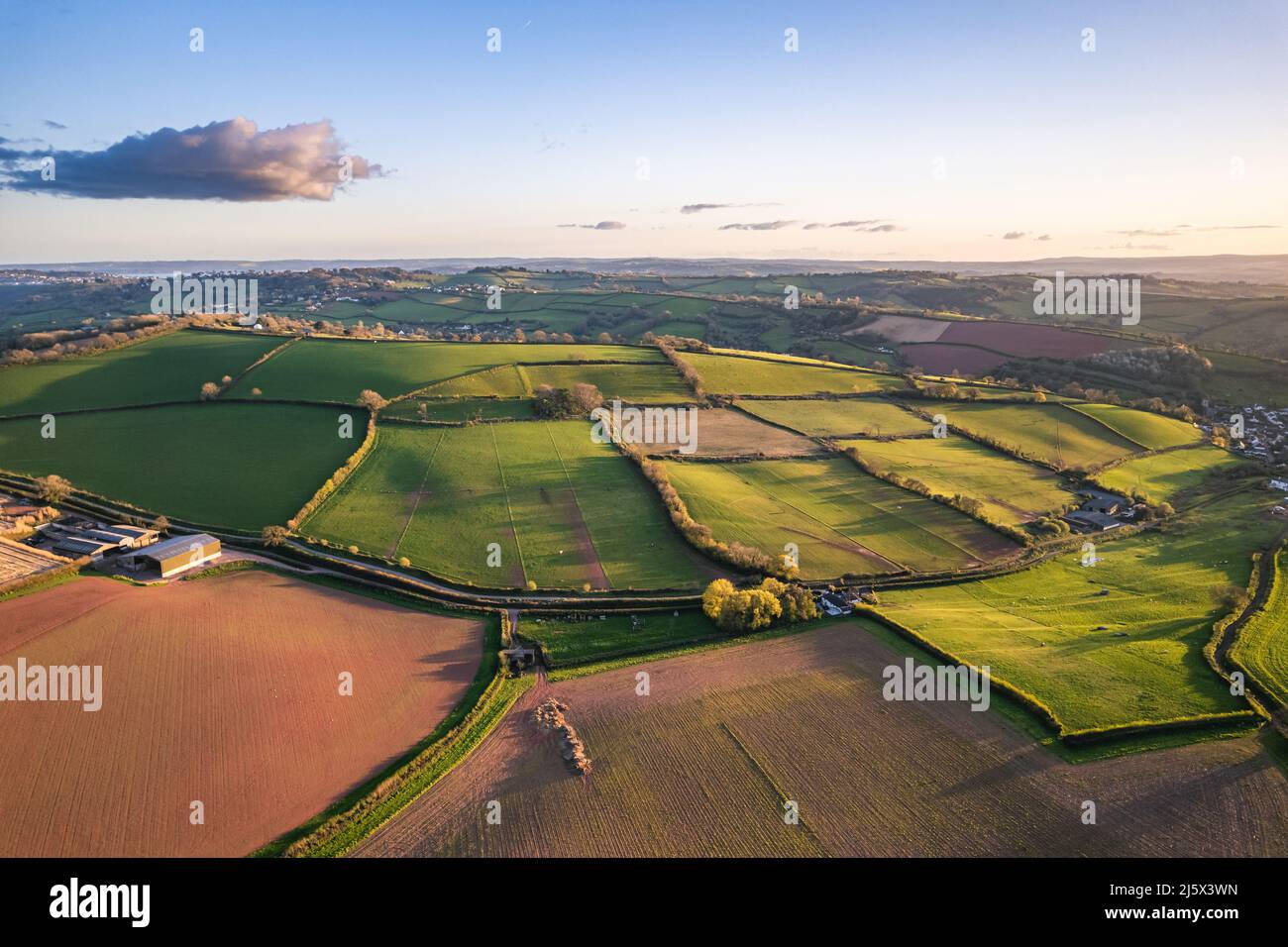 Devon fields hi-res stock photography and images - Alamy