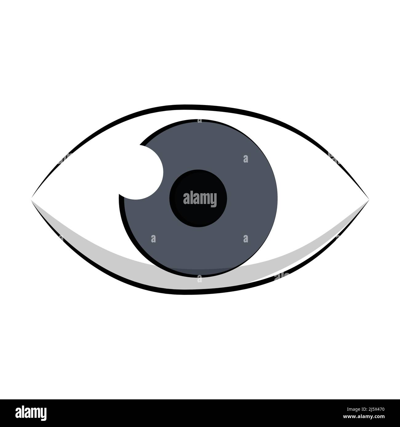Blue Eye icon logo vector illustration Stock Vector Image & Art - Alamy