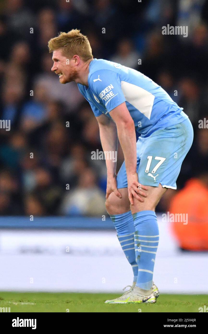 Manchester City's Kevin De Bruyne. Picture date: Thursday April 21 ...