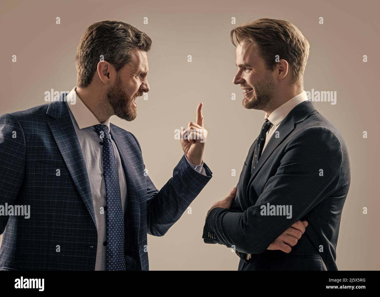 Struggle leadership displeased colleague hi-res stock photography and images - Alamy