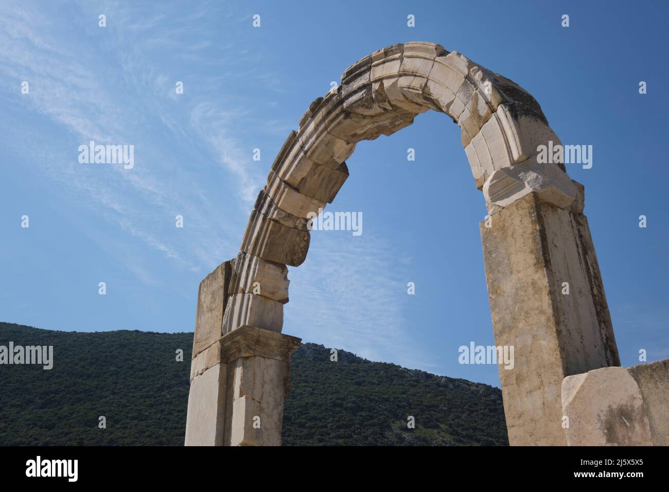 A good example of a Syrian Arch design, at a doorway overlooking the ...