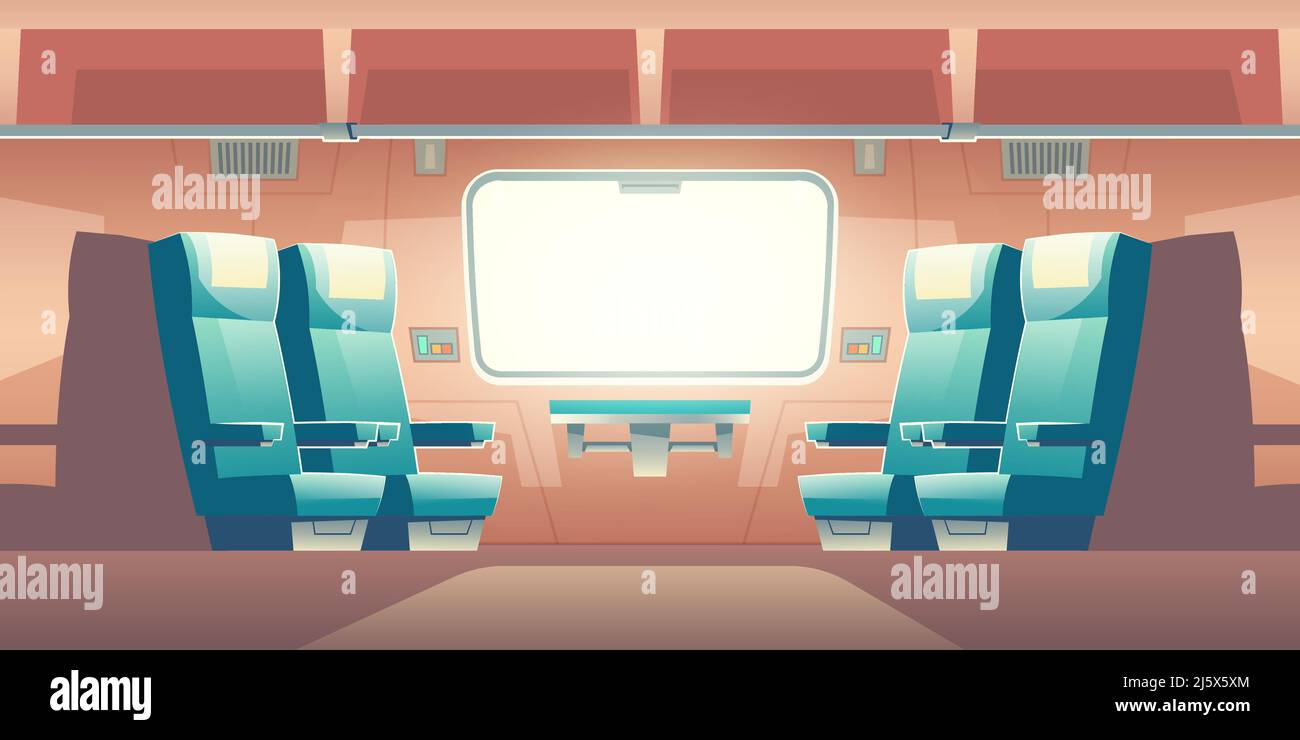 Train compartment Stock Vector Images - Alamy