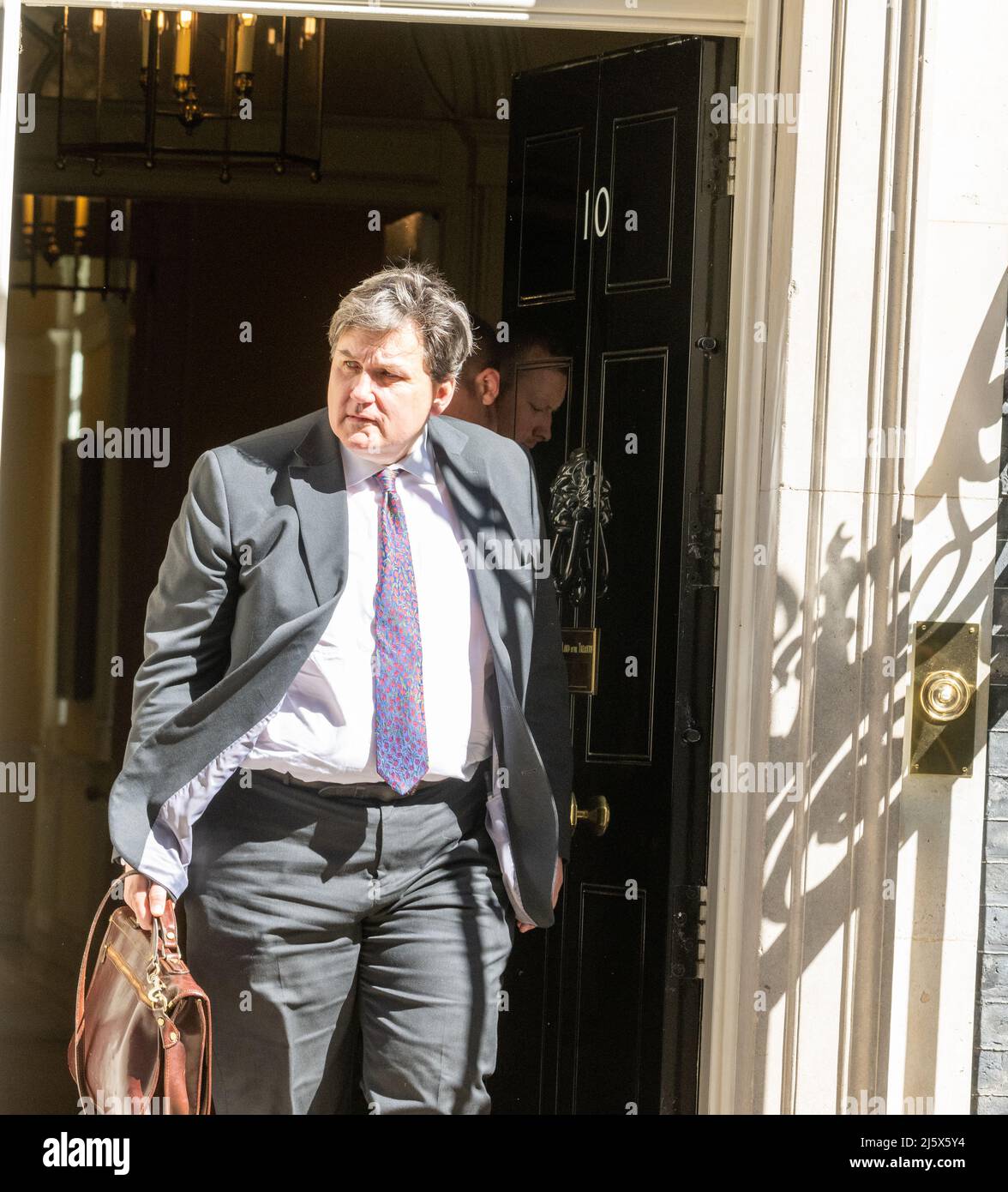 London, UK. 26th Apr, 2022. Kit Malthouse, leaves a cabinet meeting at ...