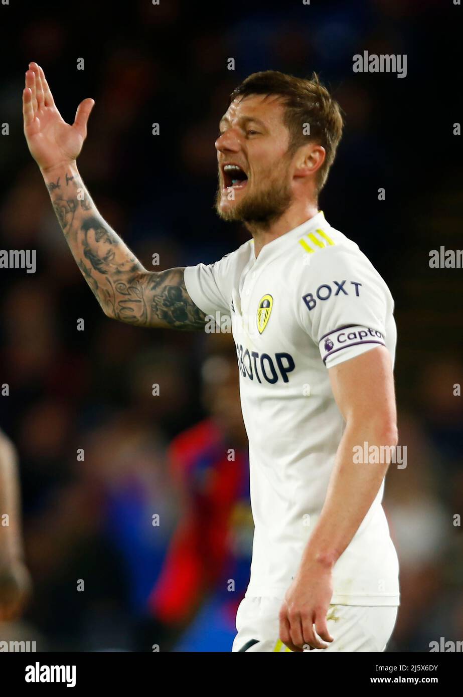 LONDON, United Kingdom, APRIL 25: Liam Cooper of Leeds United during ...