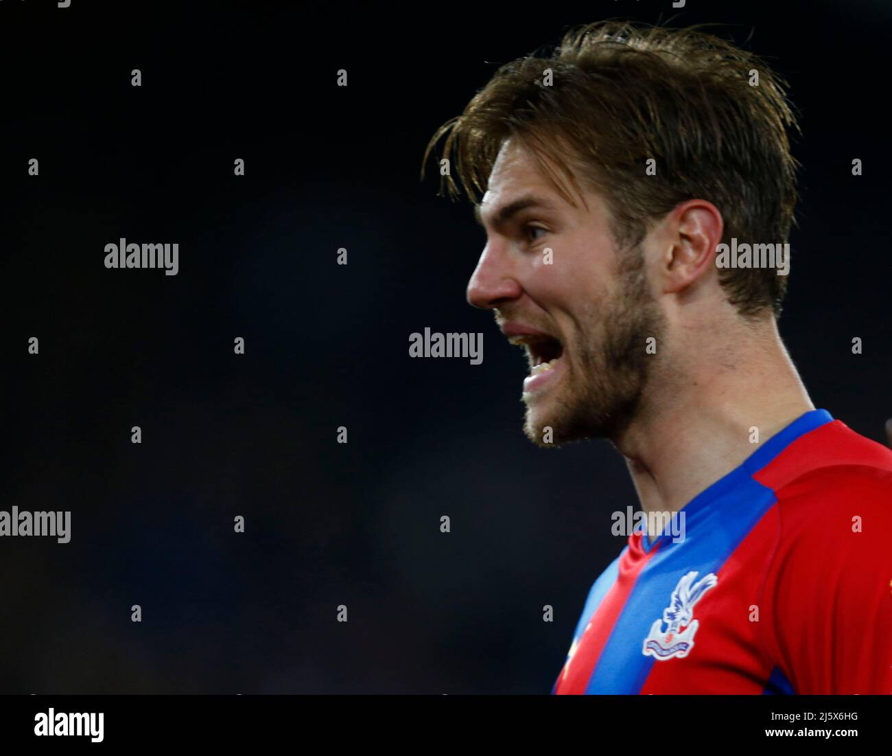 LONDON, United Kingdom, APRIL 25: Crystal Palace's Joachim Andersen ...