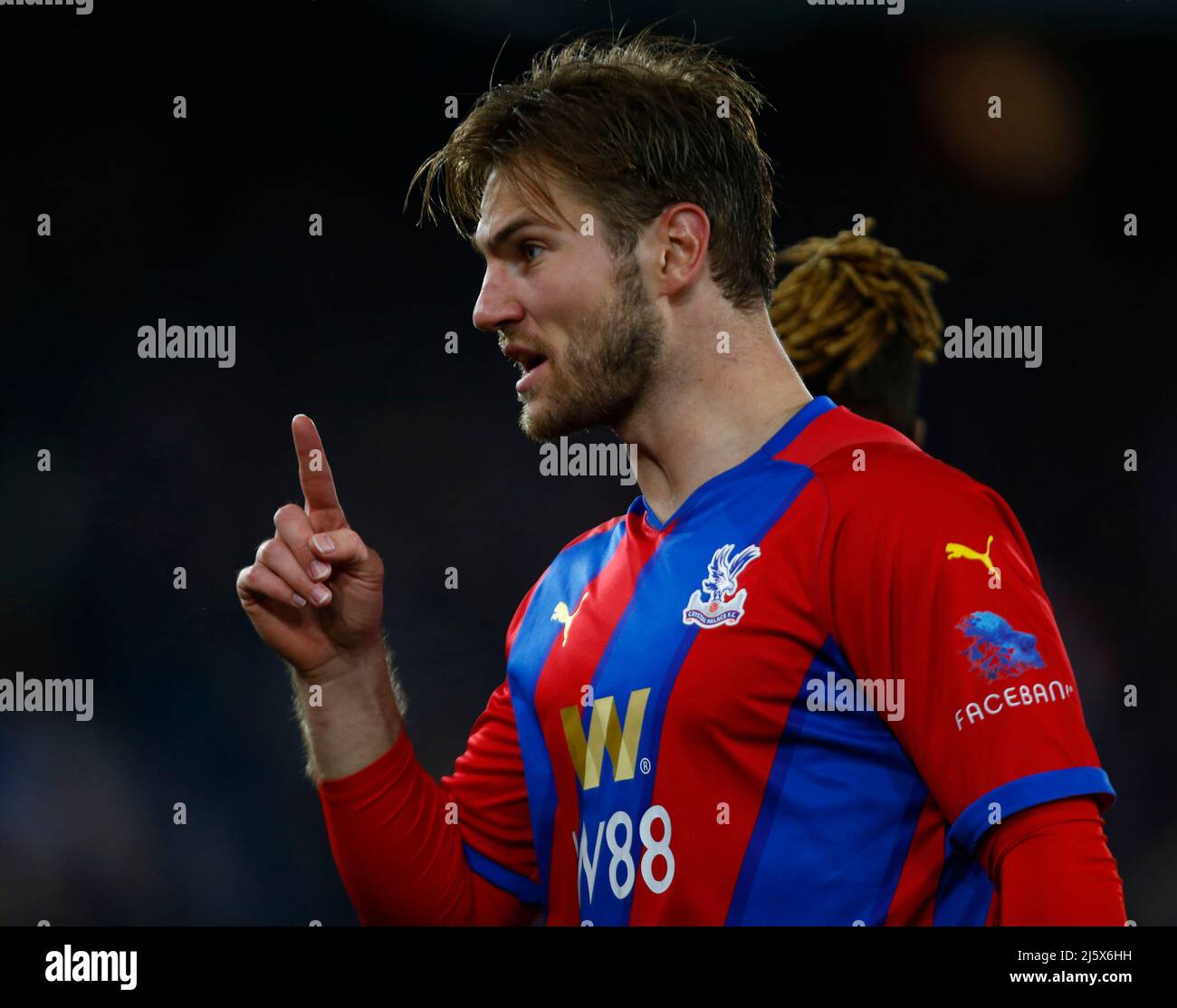 LONDON, United Kingdom, APRIL 25: Crystal Palace's Joachim Andersen ...