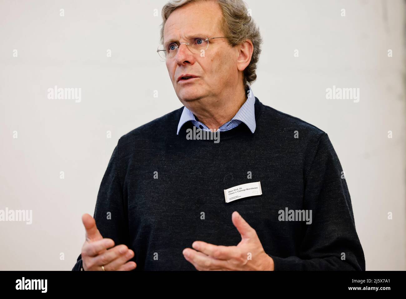 26 April 2022, Schleswig-Holstein, Jübeck: Claus von Carnap-Bornheim ...