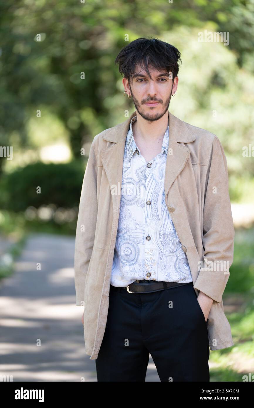 Rome, Italy, April 26, 2022 - The actor Gabriele Cicirello attends at ...