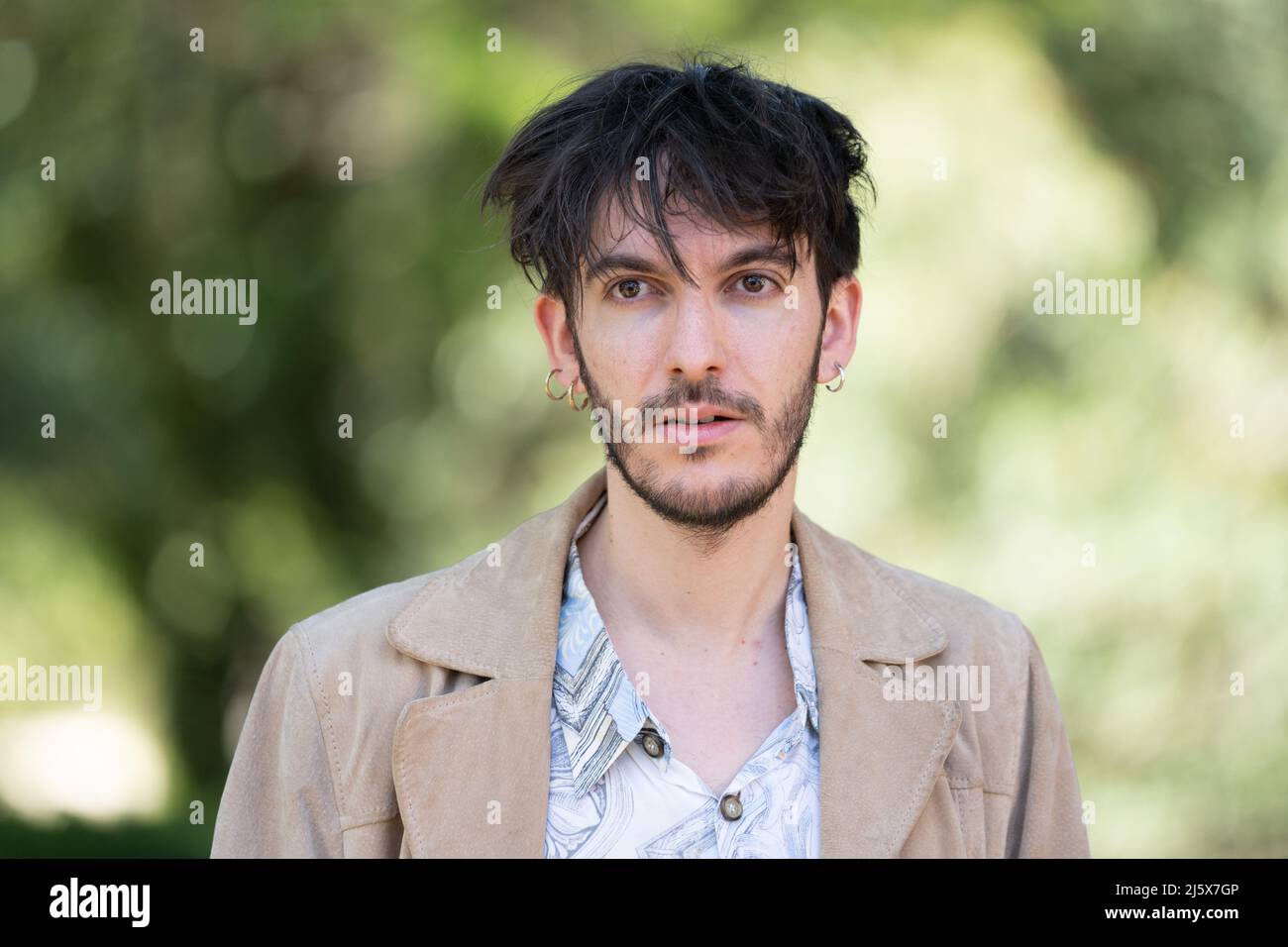 Rome, Italy, April 26, 2022 - The actor Gabriele Cicirello attends at ...