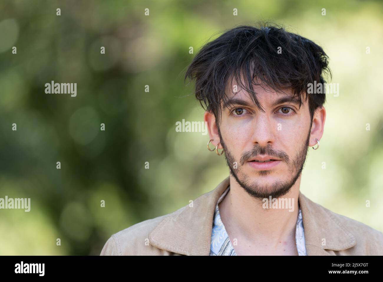 Rome, Italy, April 26, 2022 - The actor Gabriele Cicirello attends at ...