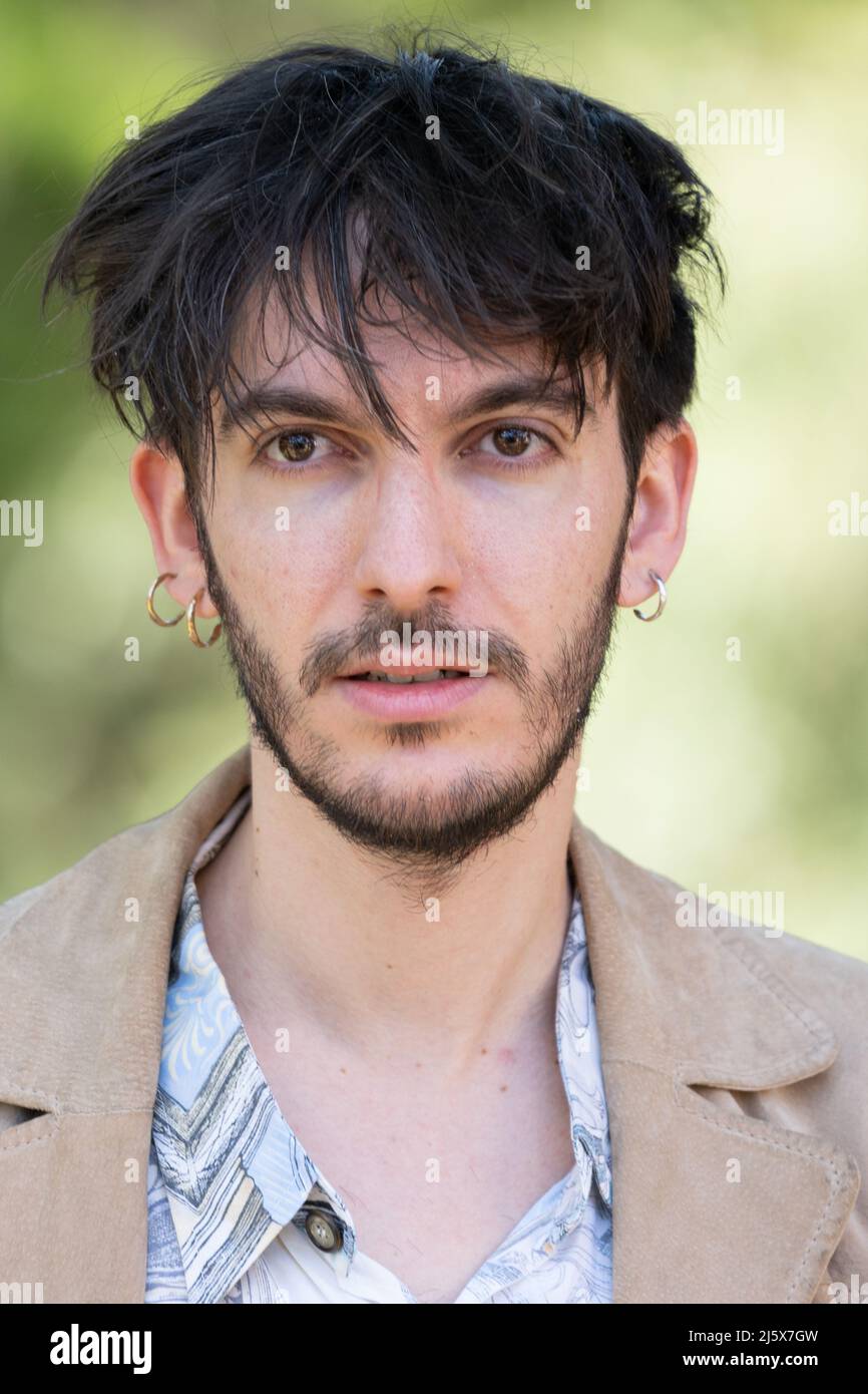 Rome, Italy, April 26, 2022 - The actor Gabriele Cicirello attends at ...