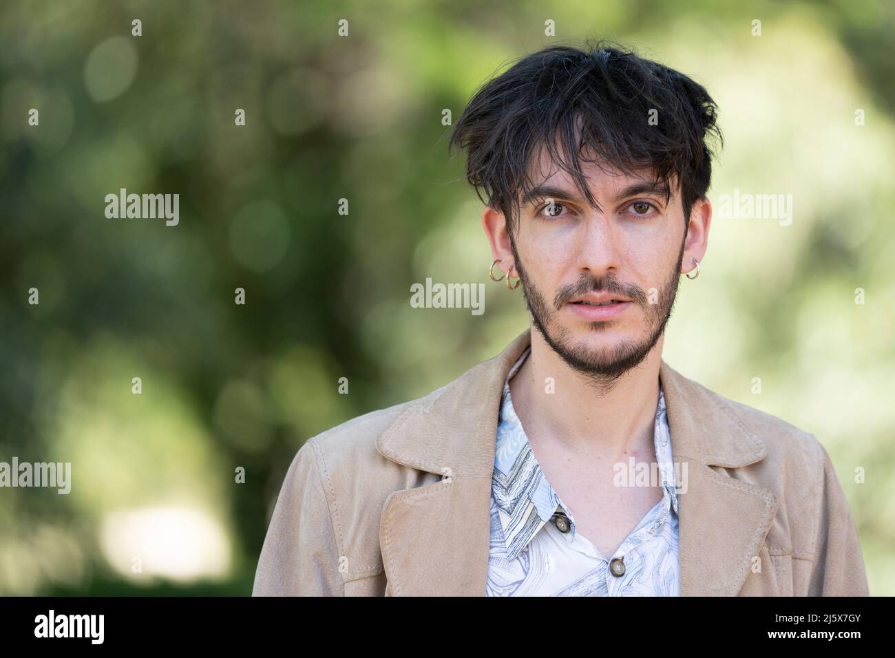 Rome, Italy, April 26, 2022 - The actor Gabriele Cicirello attends at ...