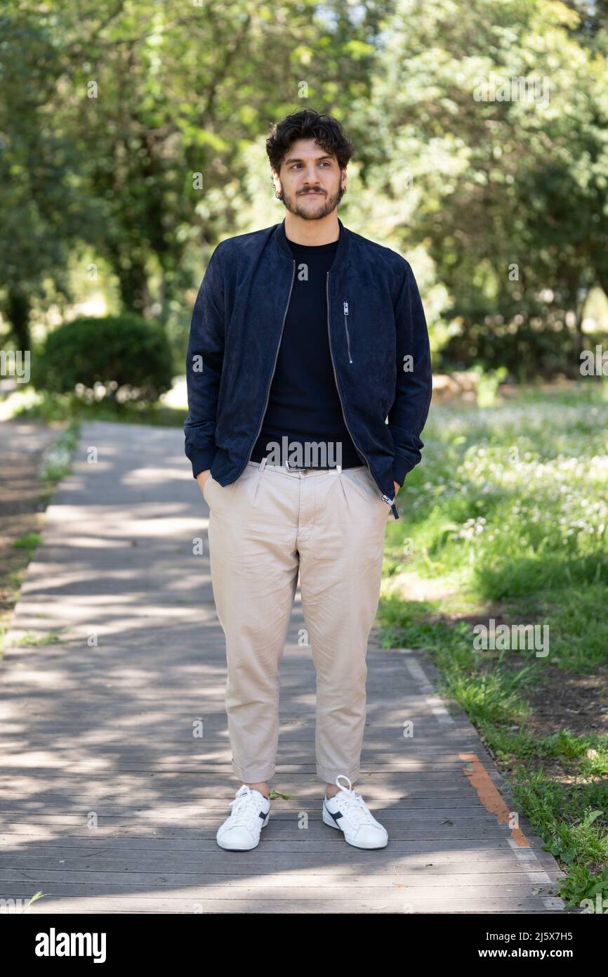 Rome, Italy, April 26, 2022 - The actor Lorenzo Scalzo attends at ...