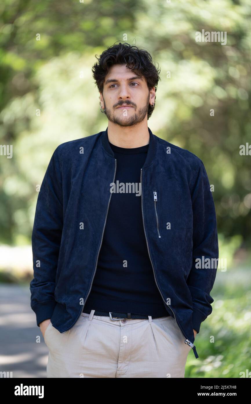 Rome, Italy, April 26, 2022 - The actor Lorenzo Scalzo attends at ...