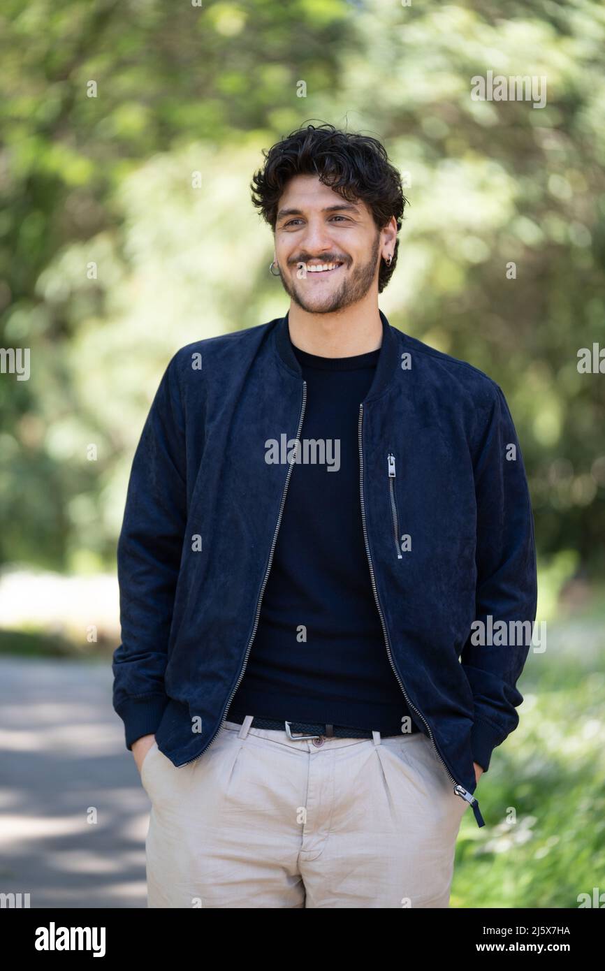 Rome, Italy, April 26, 2022 - The actor Lorenzo Scalzo attends at ...