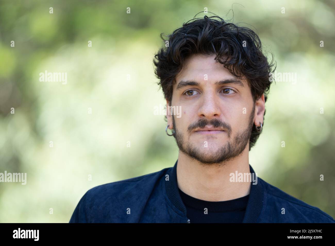 Rome, Italy, April 26, 2022 - The actor Lorenzo Scalzo attends at ...