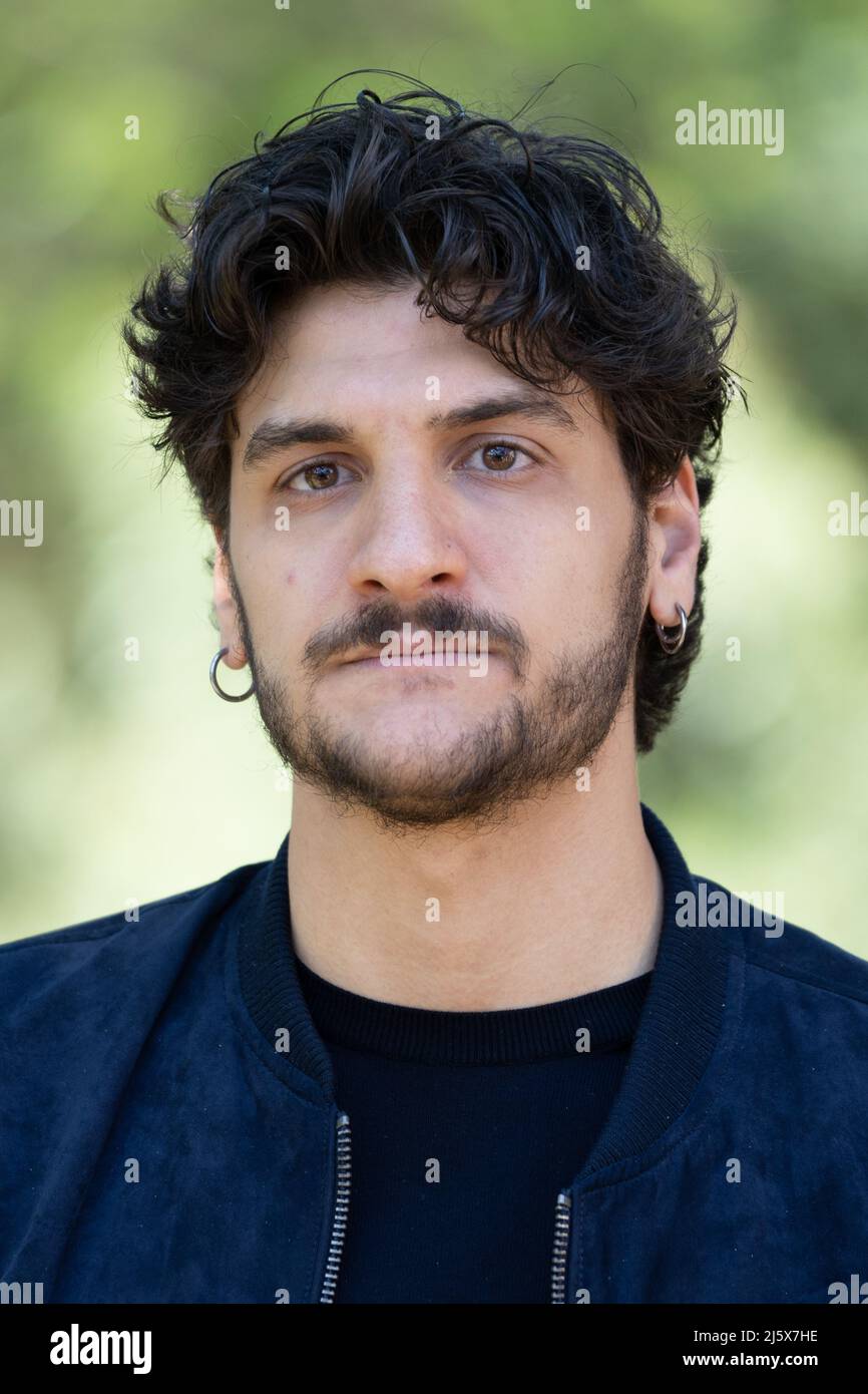 Rome, Italy, April 26, 2022 - The actor Lorenzo Scalzo attends at ...