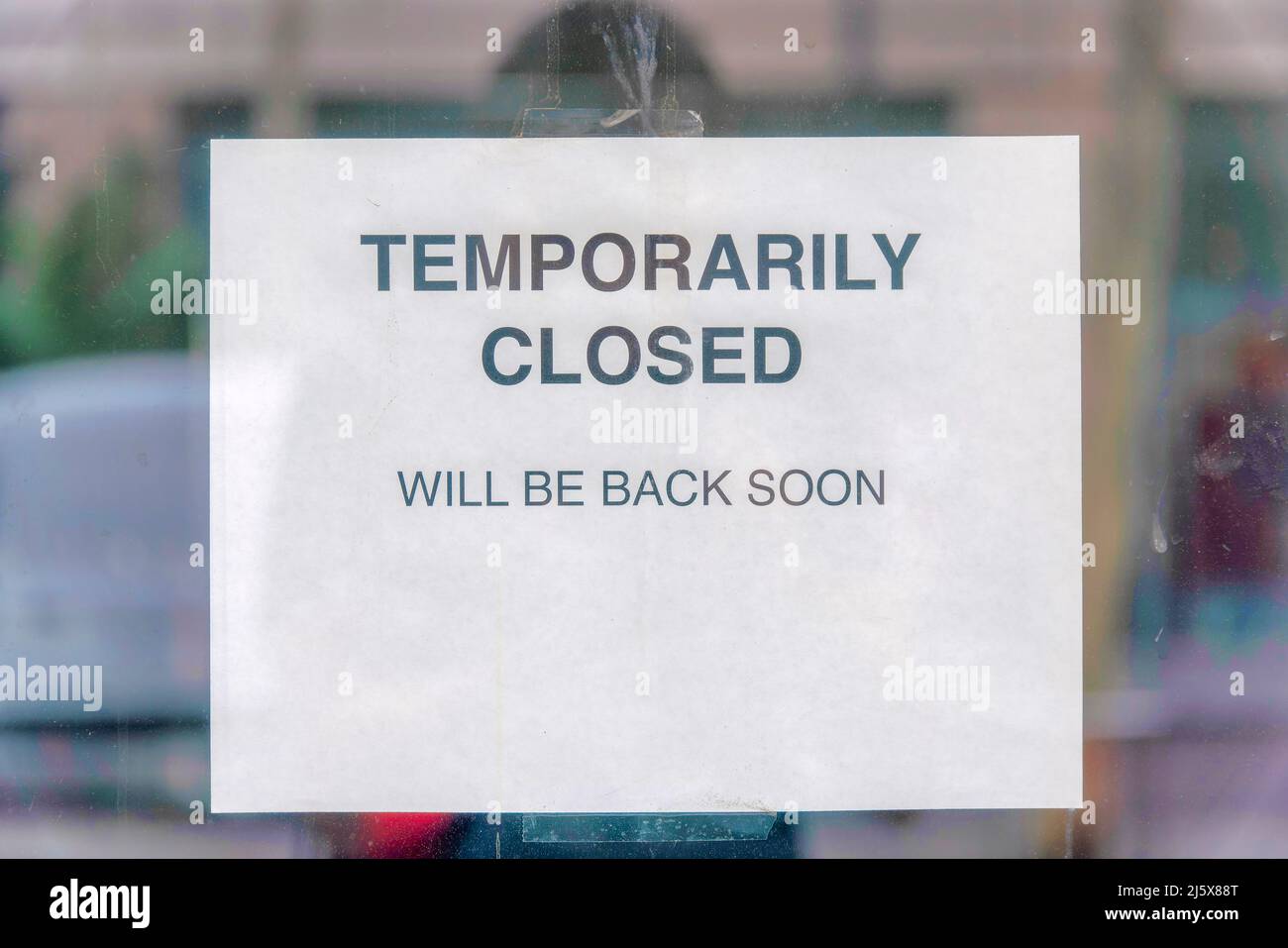 Temporarily closed sign hi-res stock photography and images - Alamy